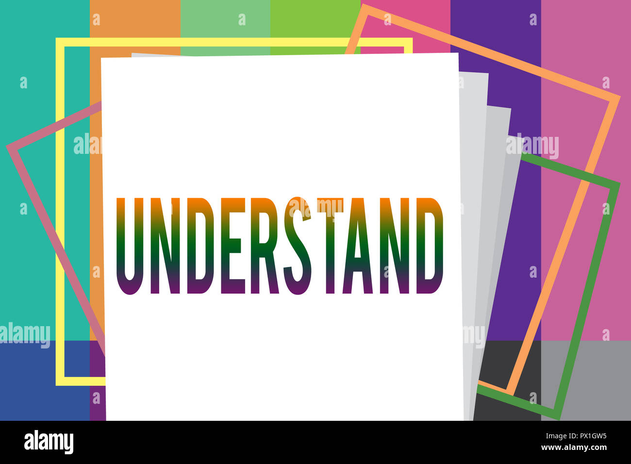 Word writing text Understand. Business concept for Perceive the ...