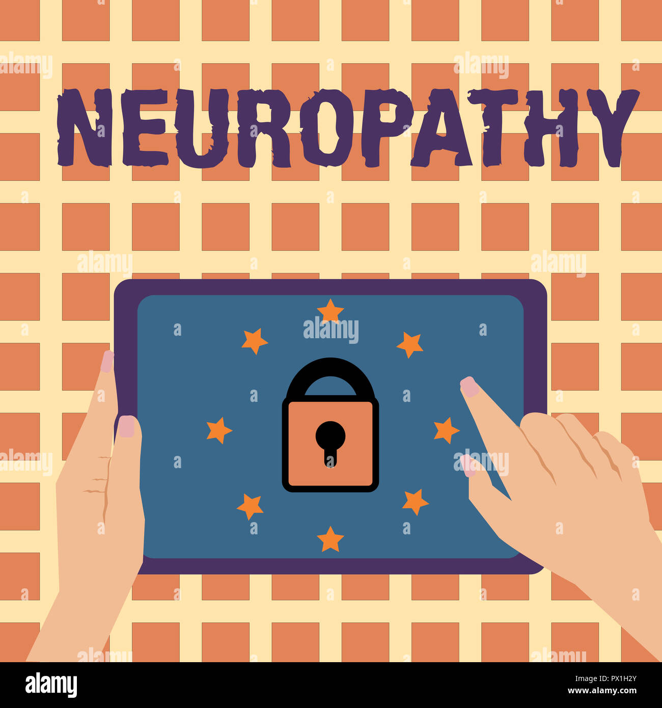 Writing note showing Neuropathy. Business photo showcasing Malfunctions ...