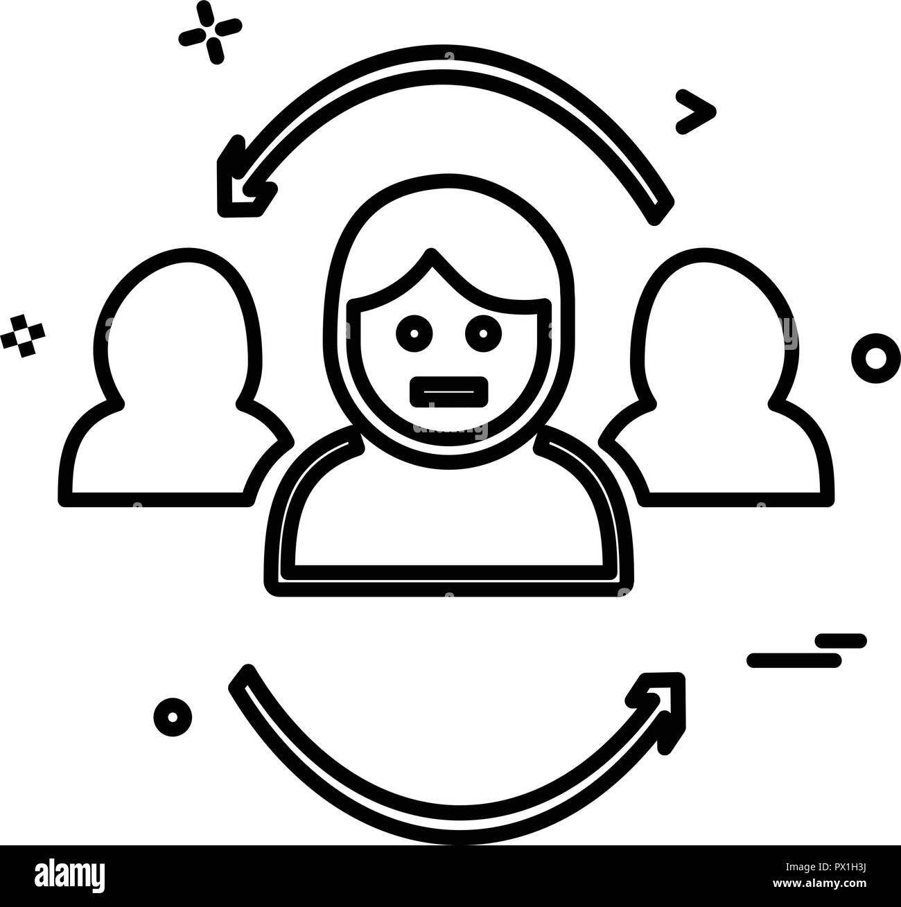 Group avatar icon design vector Stock Vector Image & Art - Alamy