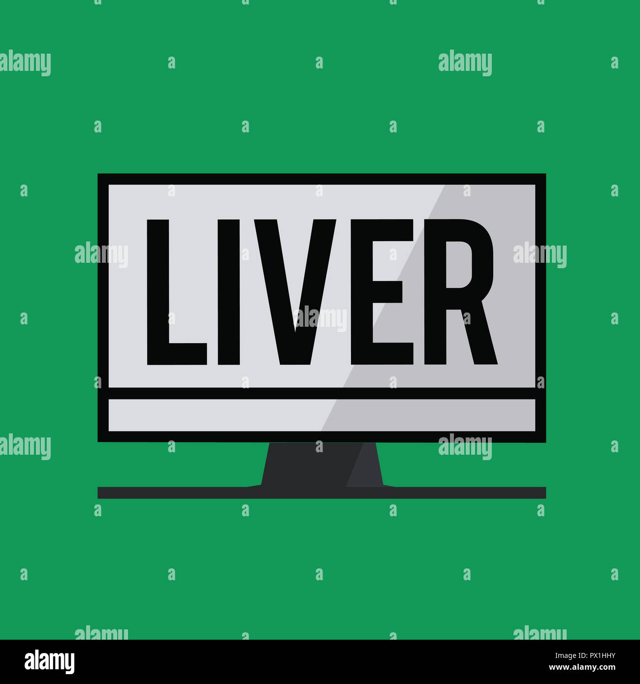 Writing note showing Liver. Business photo showcasing Large lobed ...