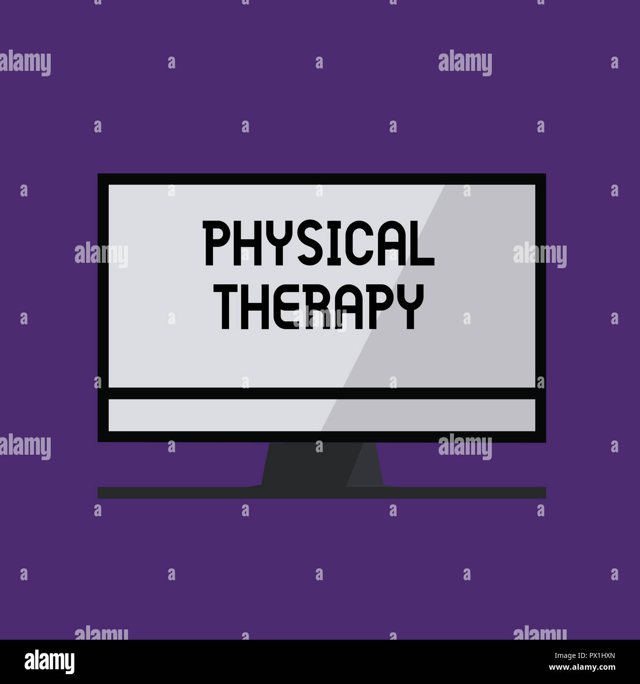 Writing note showing Physical Therapy. Business photo showcasing ...