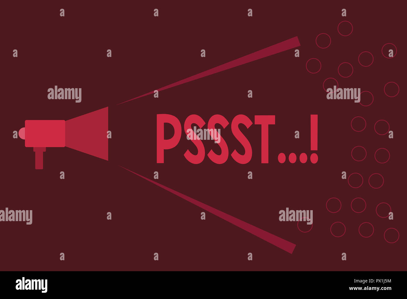 Word writing text Pssst.... Business concept for Expression Way to ...