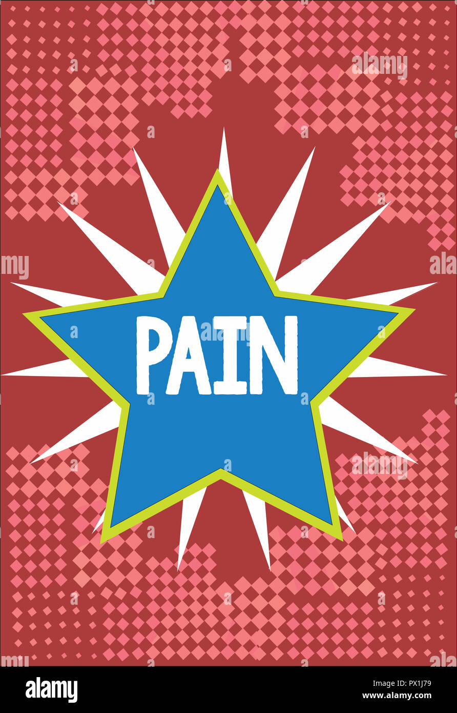 Word writing text Pain. Business concept for Highly nasty physical ...