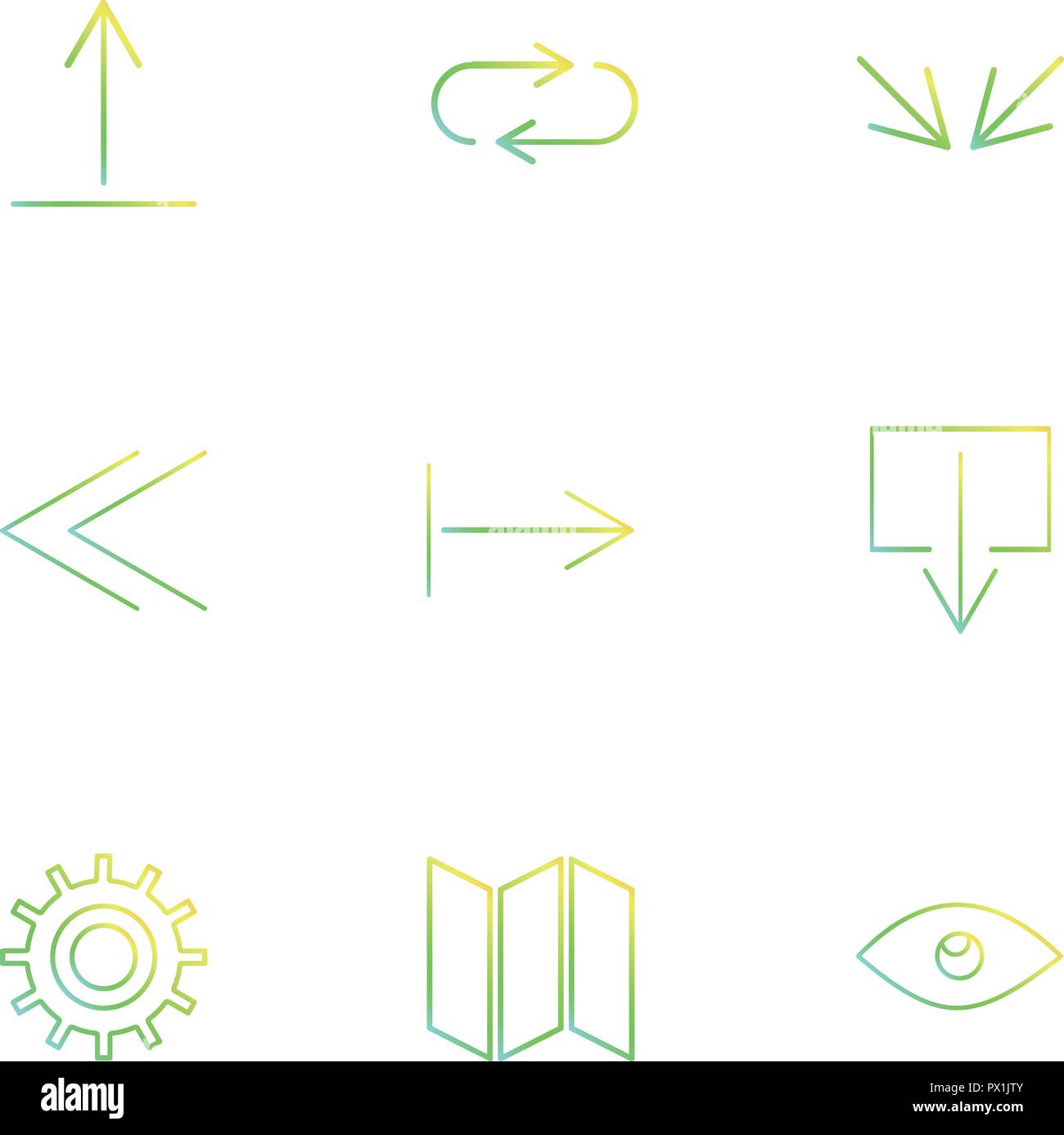 Maps directions Stock Vector Images - Alamy