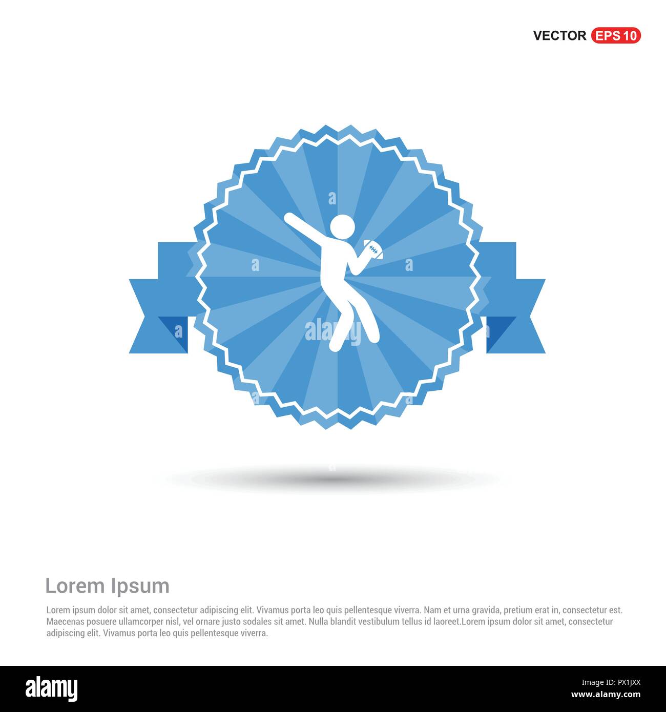 Rugby Player Icon Stock Vector Image & Art - Alamy