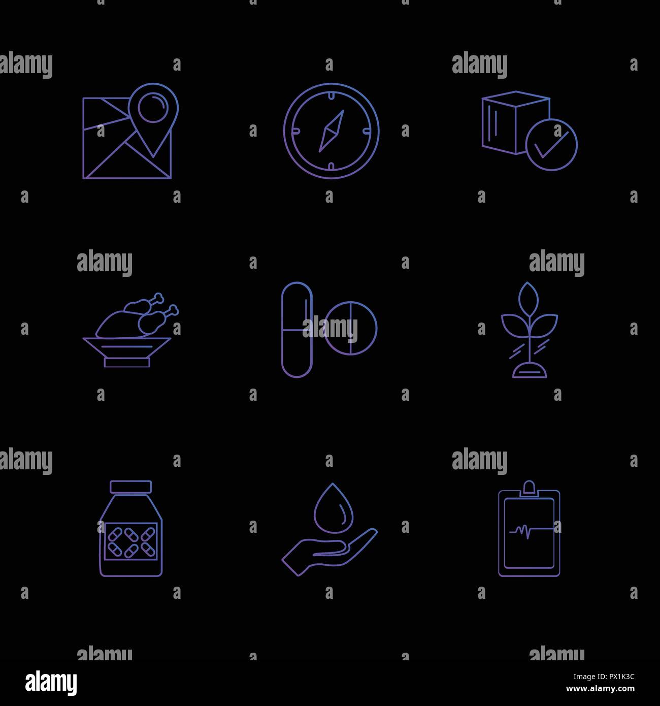 Compass plants Stock Vector Images - Alamy