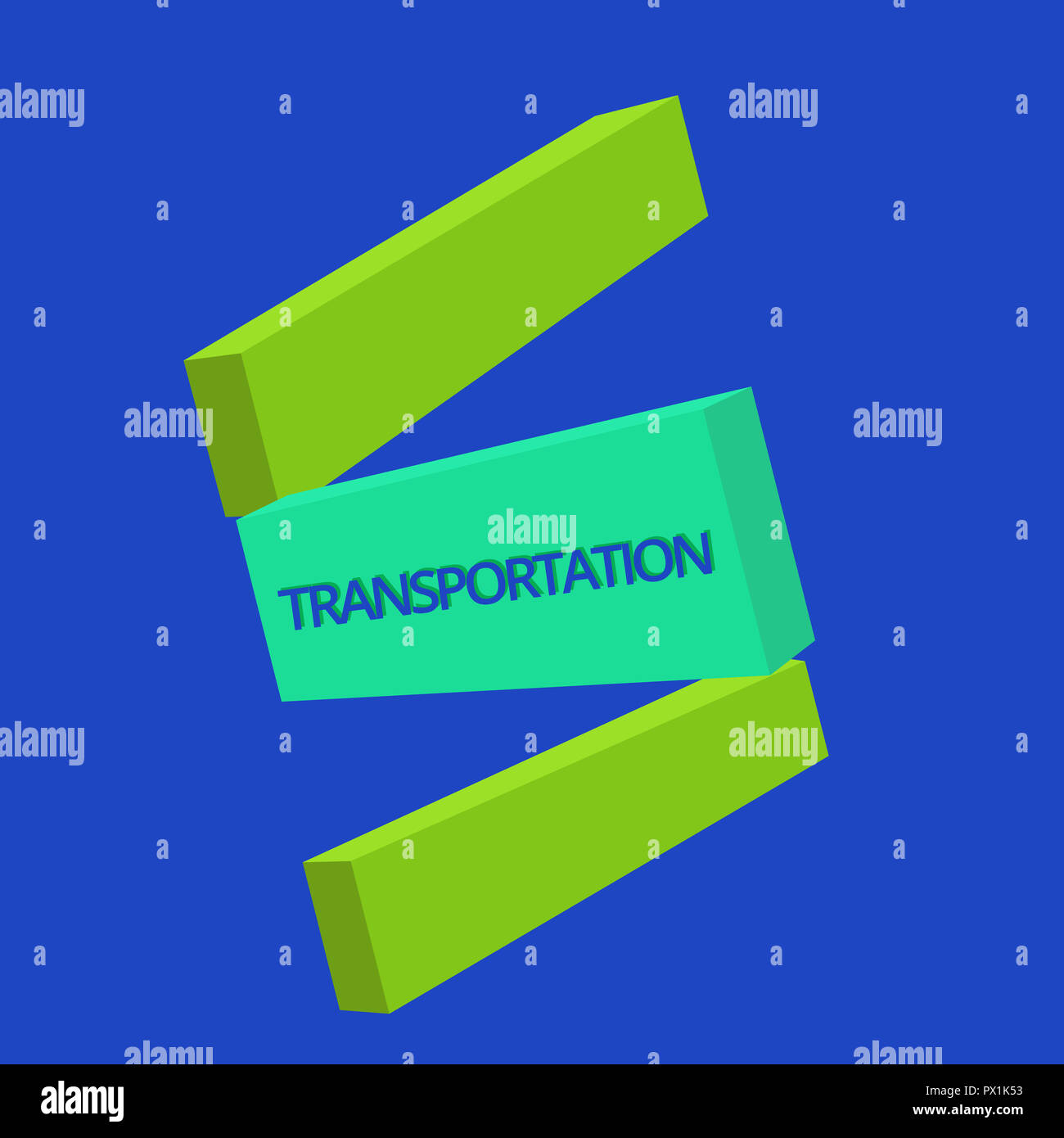 Text sign showing Transportation. Conceptual photo Means of ...
