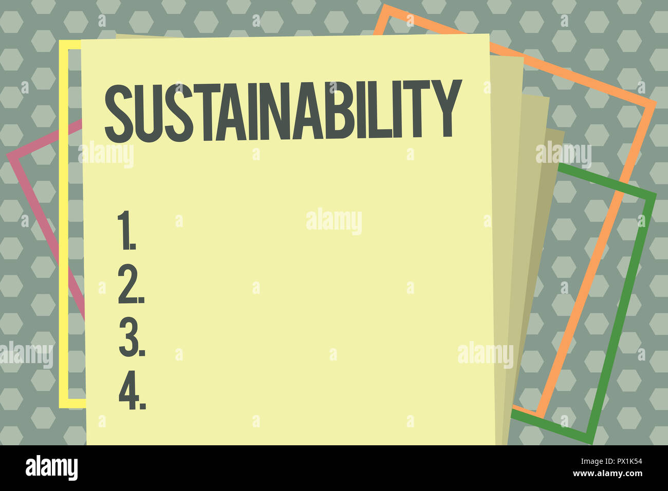 Word writing text Sustainability. Business concept for The ability to ...