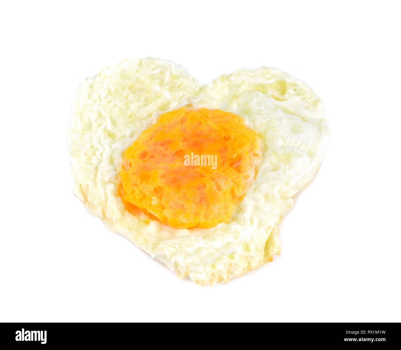 fried egg isolated on white background Stock Photo - Alamy