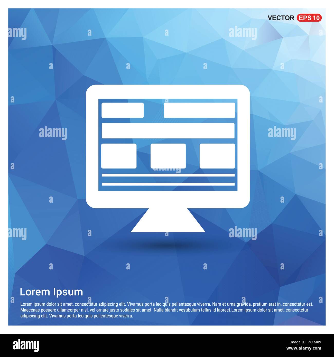 Computer Icon - Free vector icon Stock Vector Image & Art - Alamy