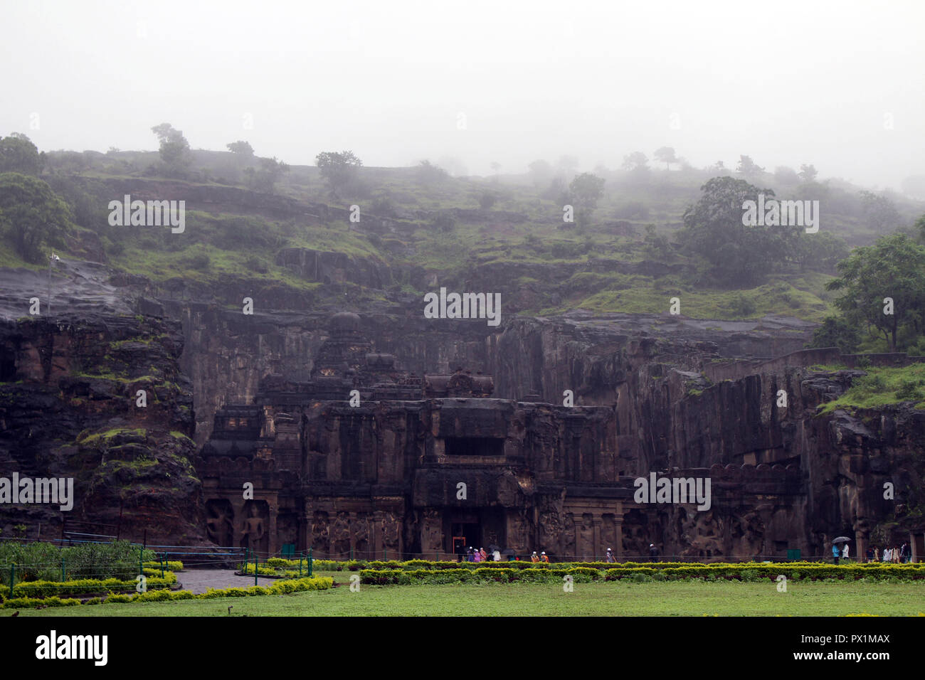 The wonder of Kailasa of Ellora caves, the rock-cut monolithic temple ...