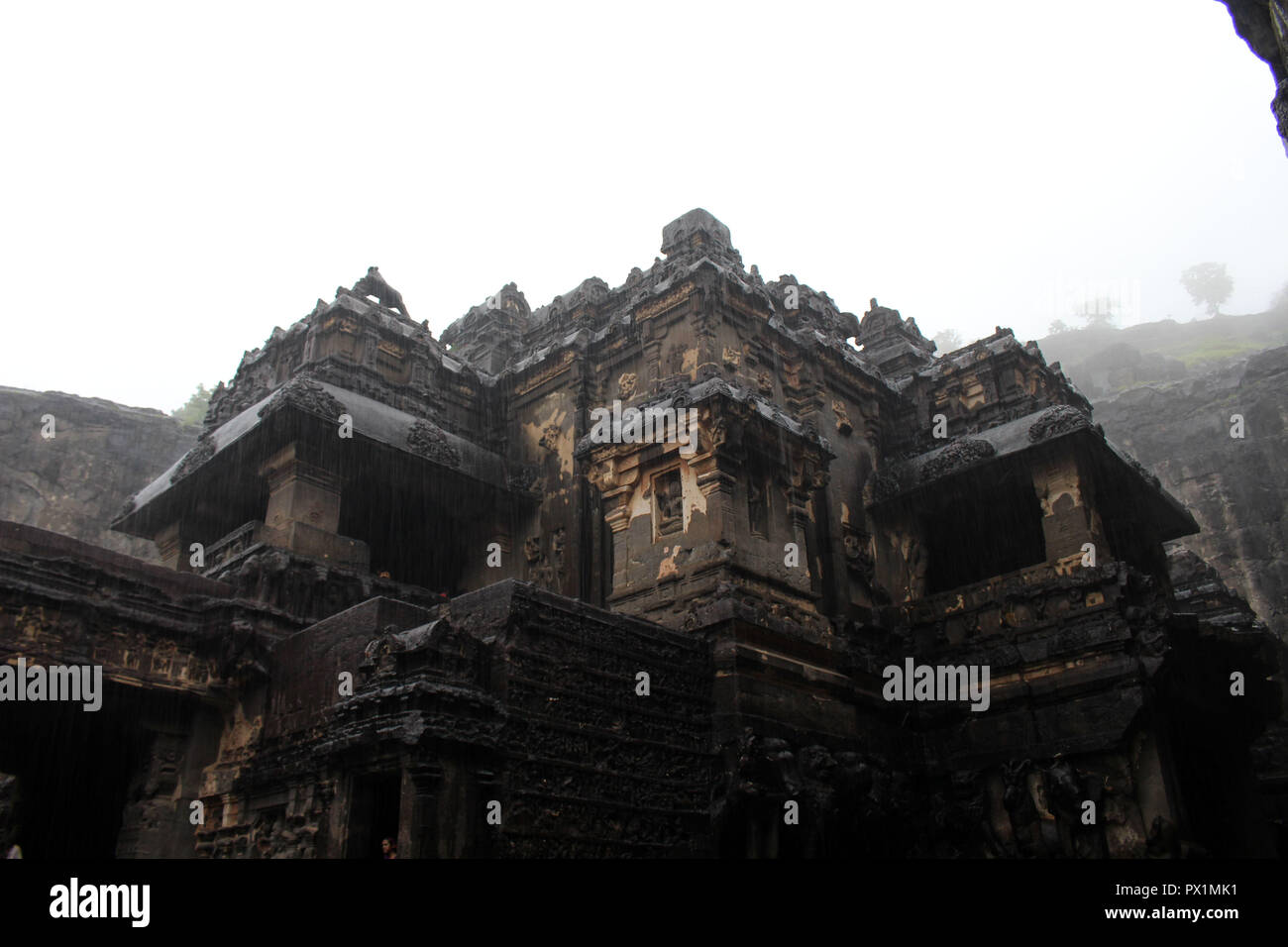 The unbeliavable details of Kailasa Temple of Ellora caves, the rock ...