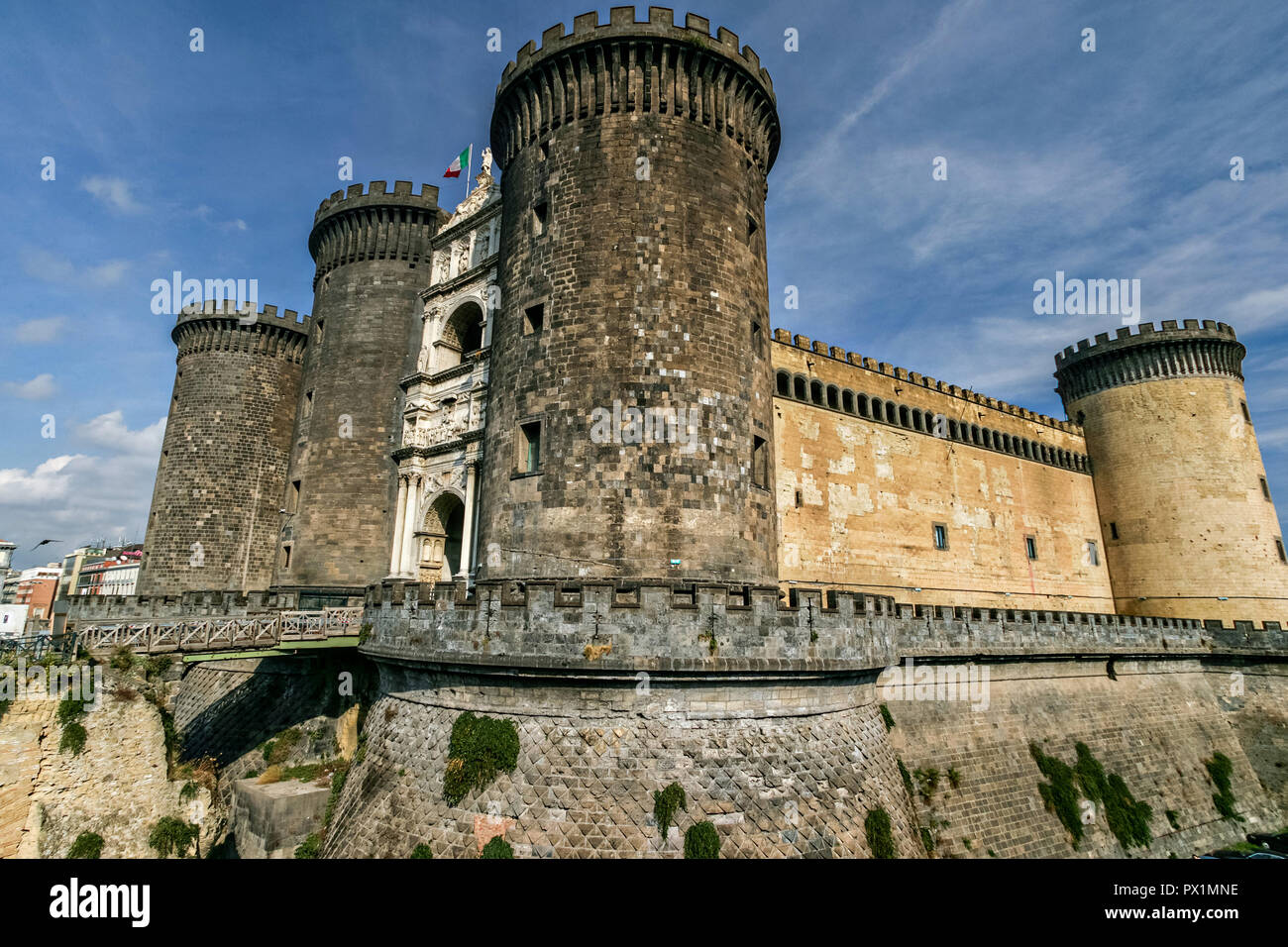 Castel Nuovo often called the Maschio Angioino is a medieval castle ...