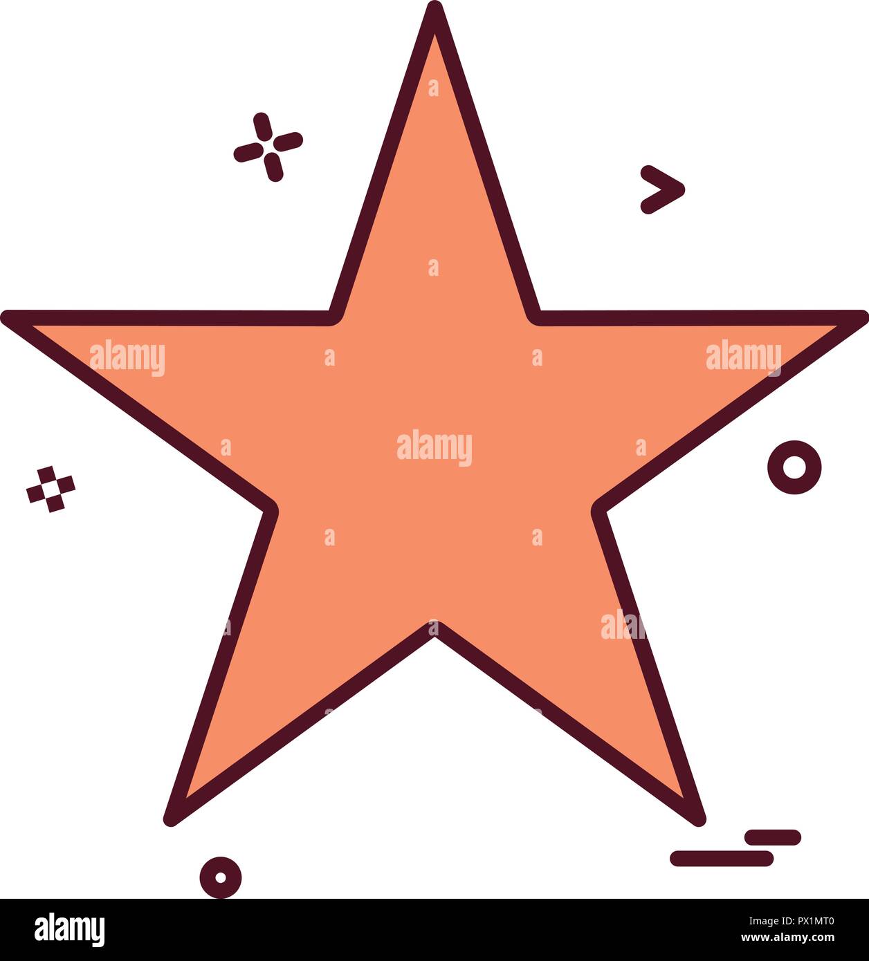 Star icon design vector Stock Vector Image & Art - Alamy