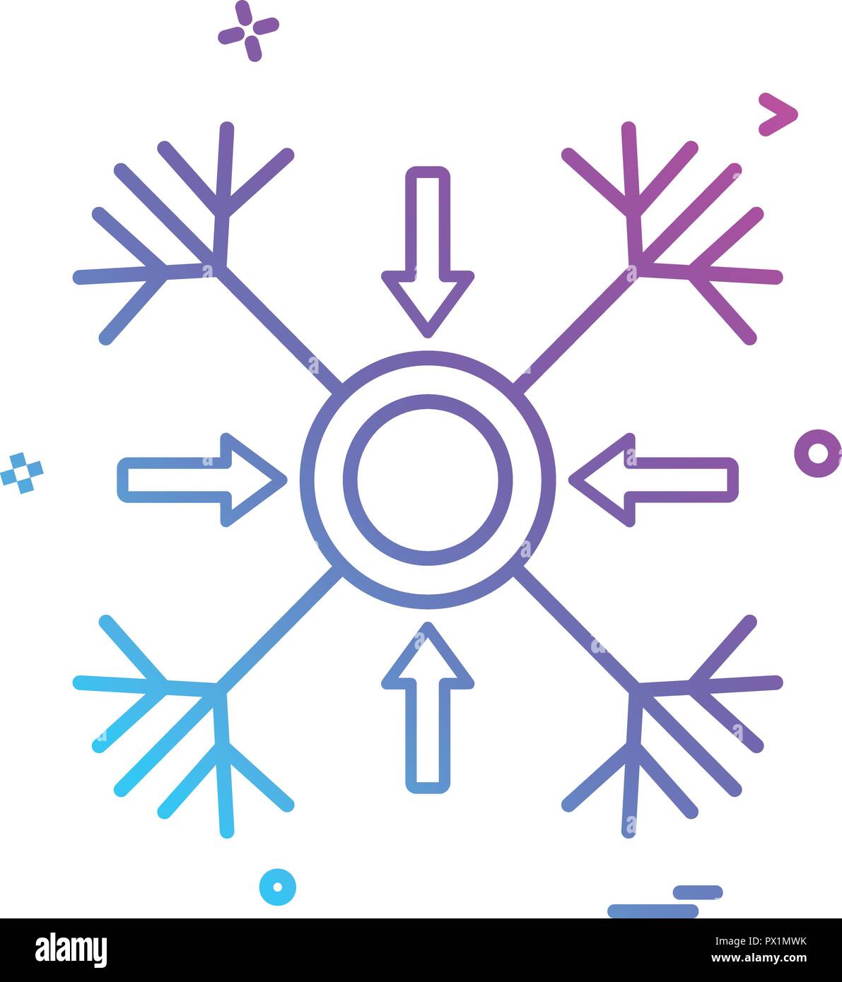 Snow flakes icon design vector Stock Vector Image & Art - Alamy