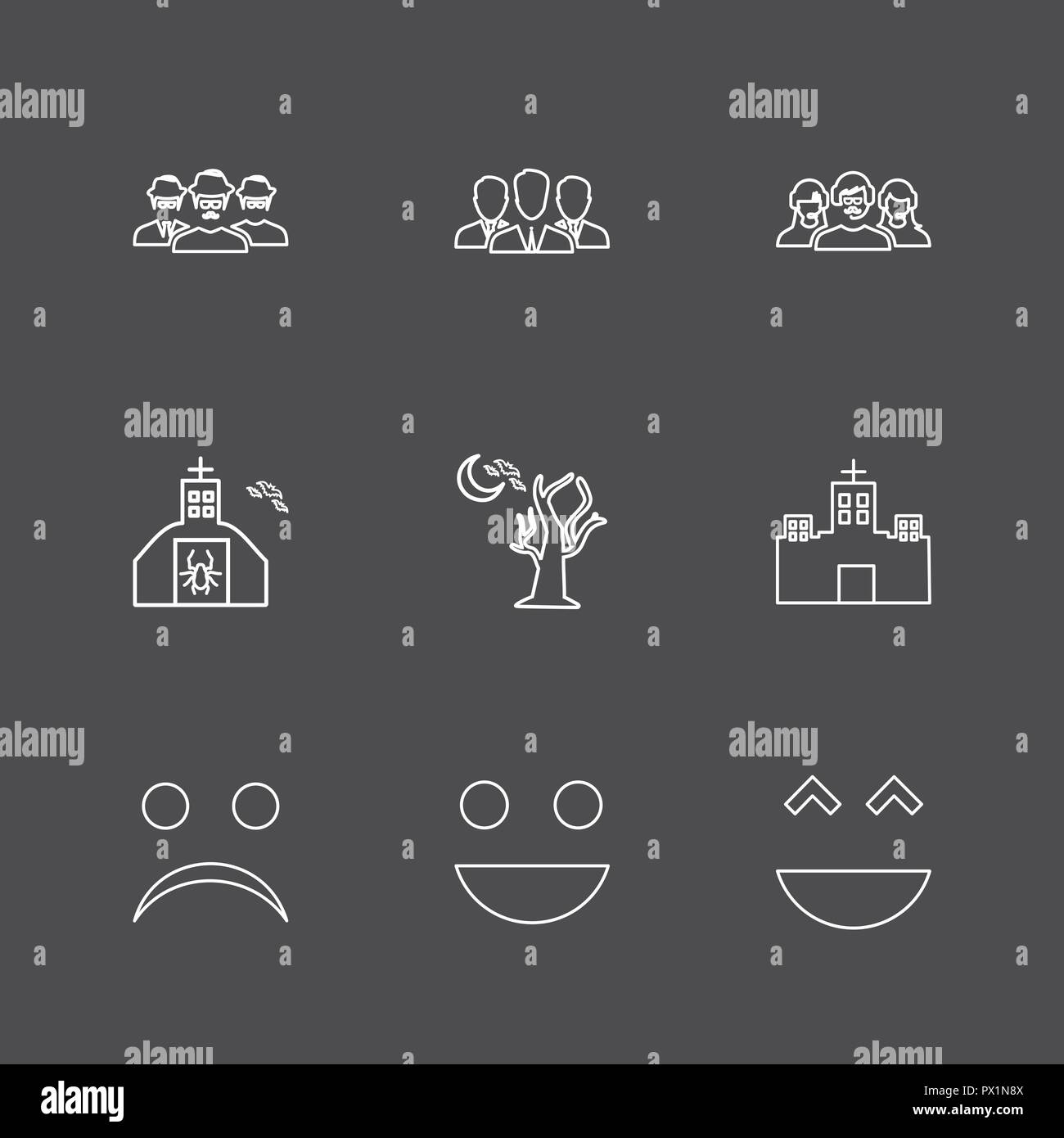 tree , church , halloween , rip , graveyard , horror , pumpkin , grave ...