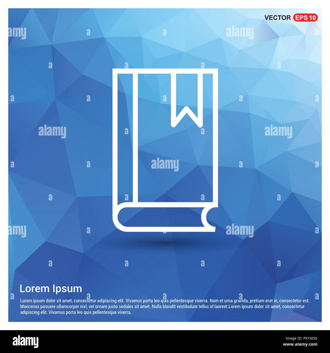 Book with bookmark icon Stock Vector Image & Art - Alamy