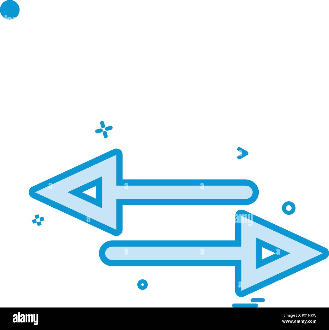 Two way movement Stock Vector Images - Alamy