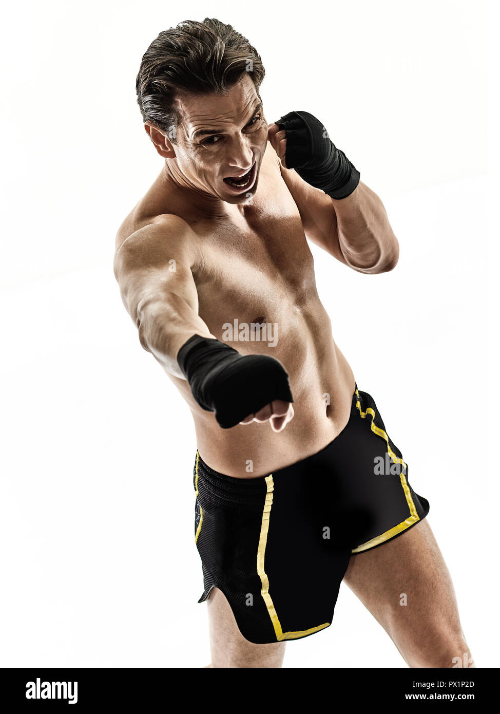 Portrait kickboxer hi-res stock photography and images - Alamy