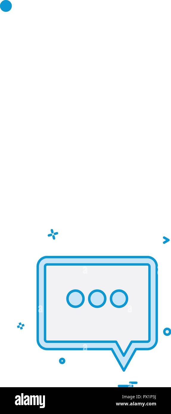 Chat icon design vector Stock Vector Image & Art - Alamy