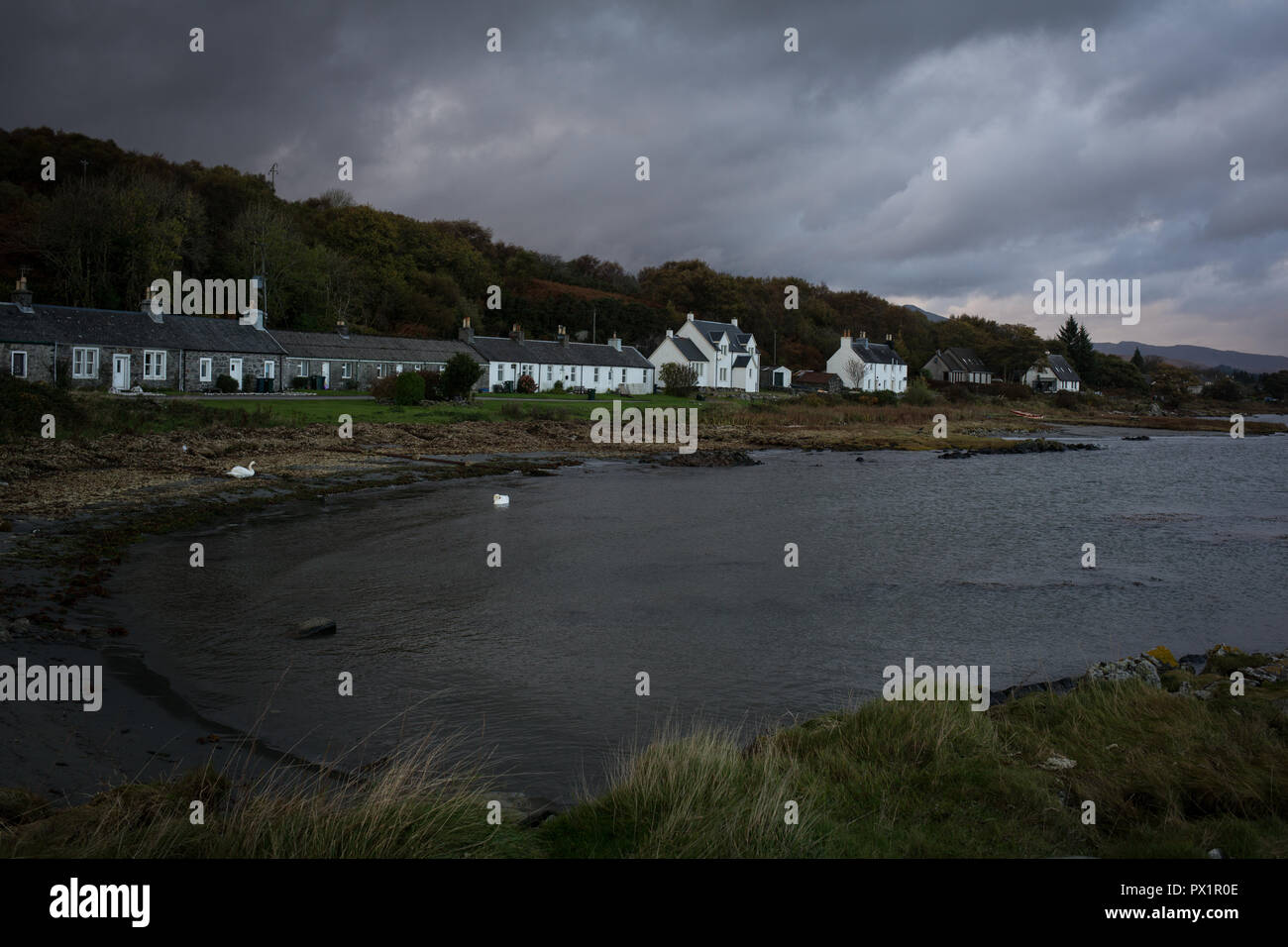 Boats on the coast, Craighouse, Isle of Jura, Scotland, UK Stock Photo ...