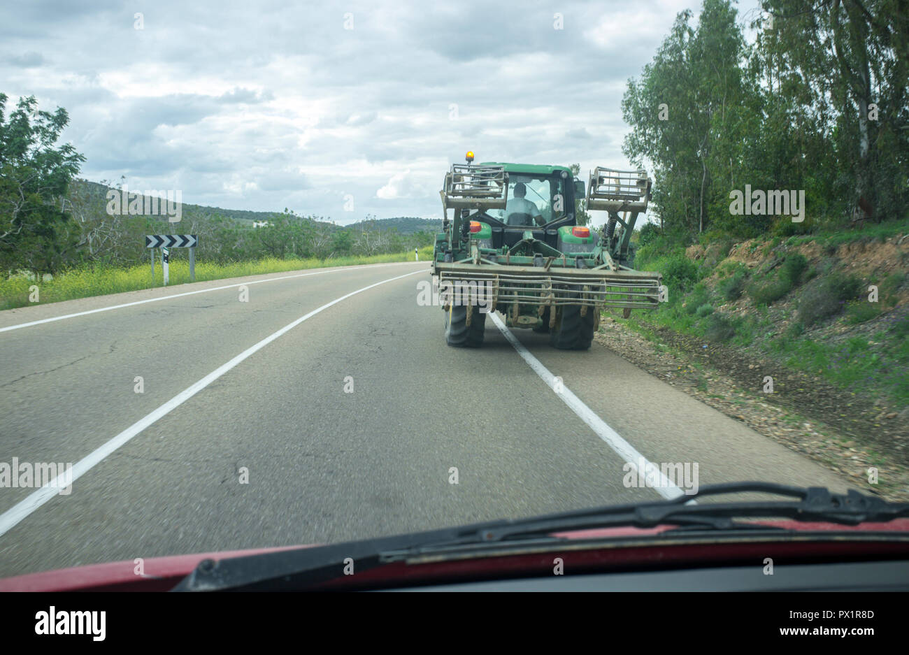 Slow moving vehicle hi-res stock photography and images - Alamy