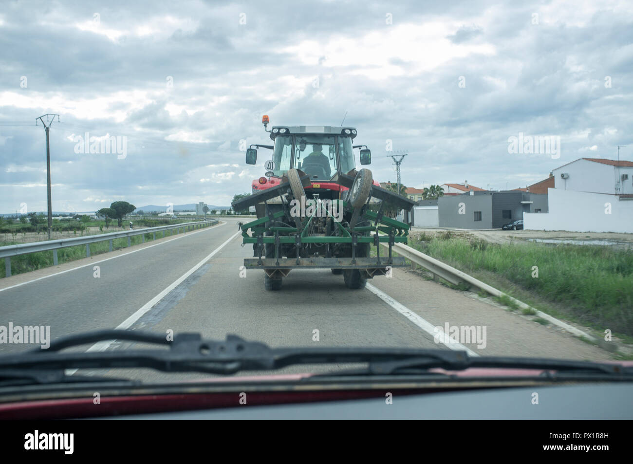 Slow moving vehicle hi-res stock photography and images - Alamy
