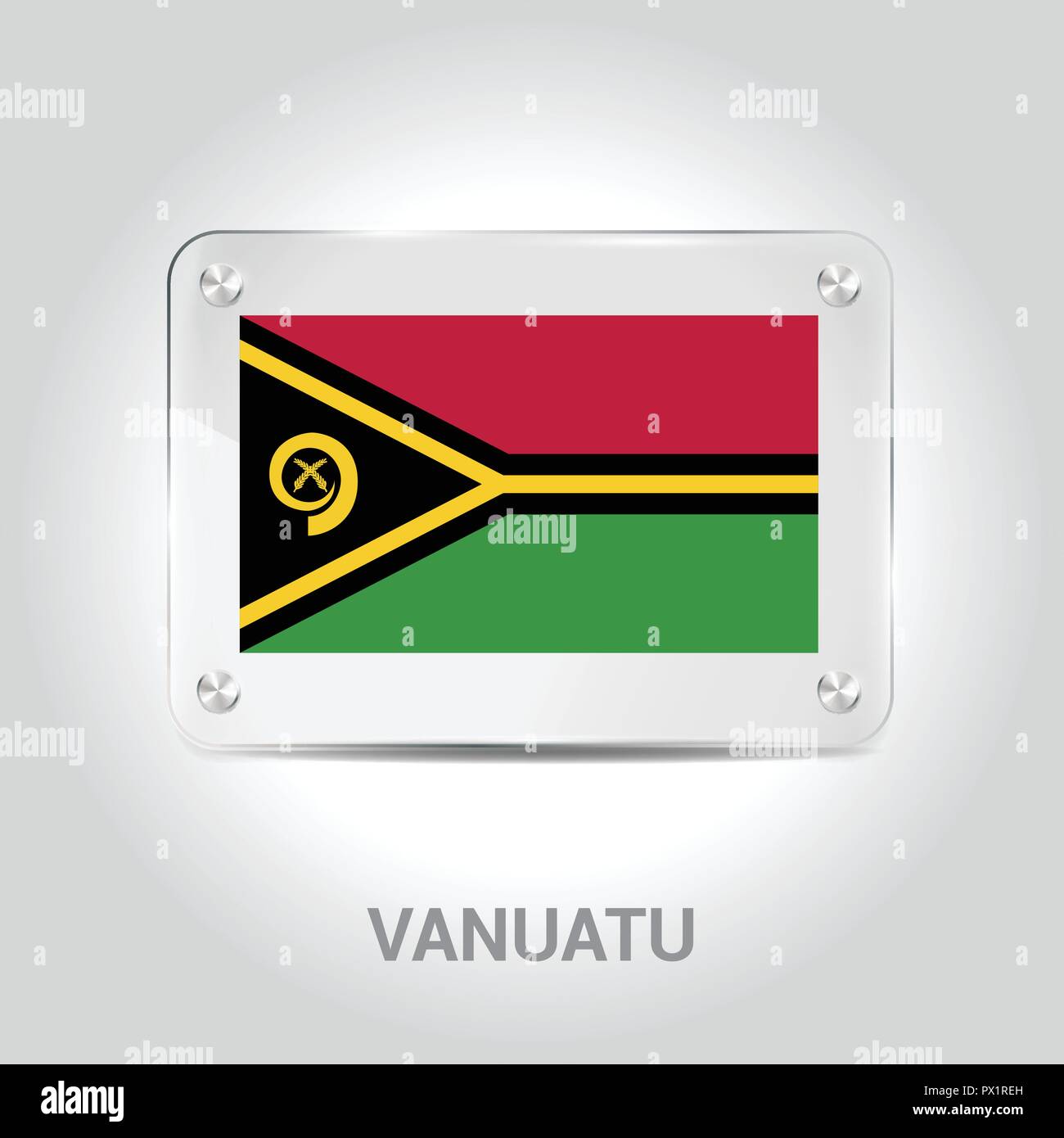 Vanuatu Flag design vector Stock Vector Image & Art - Alamy