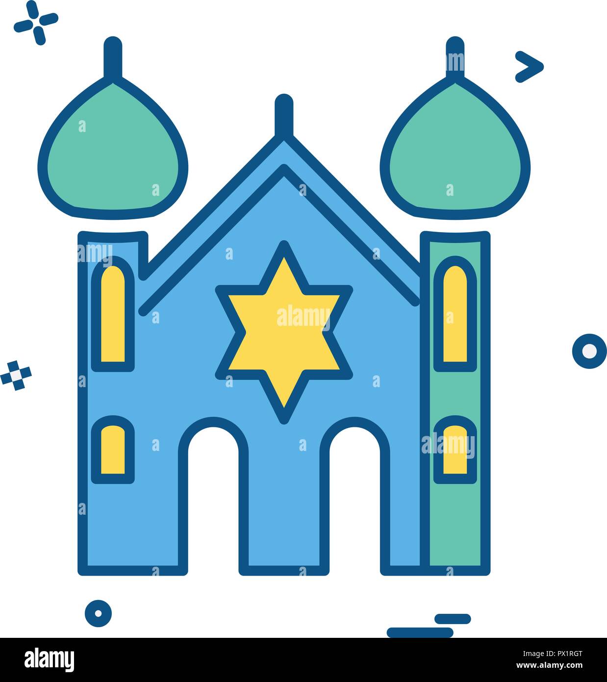 Jewish temple icon design vector Stock Vector Image & Art - Alamy