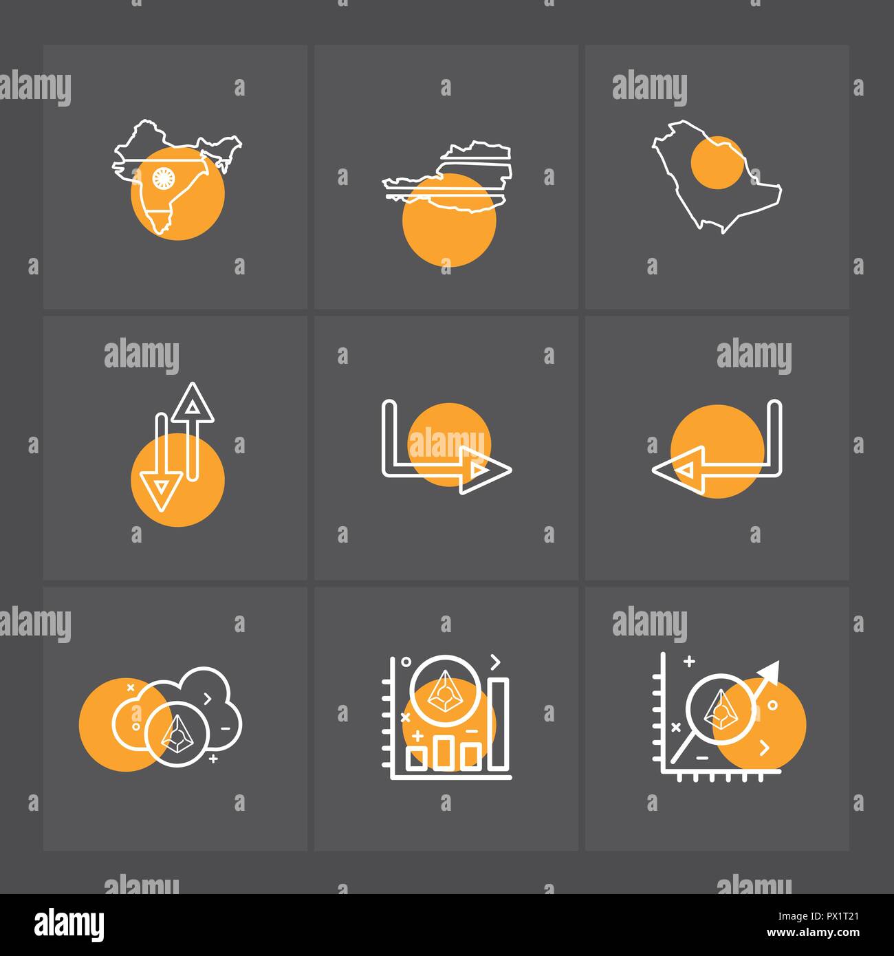 Ratio map Stock Vector Images - Alamy