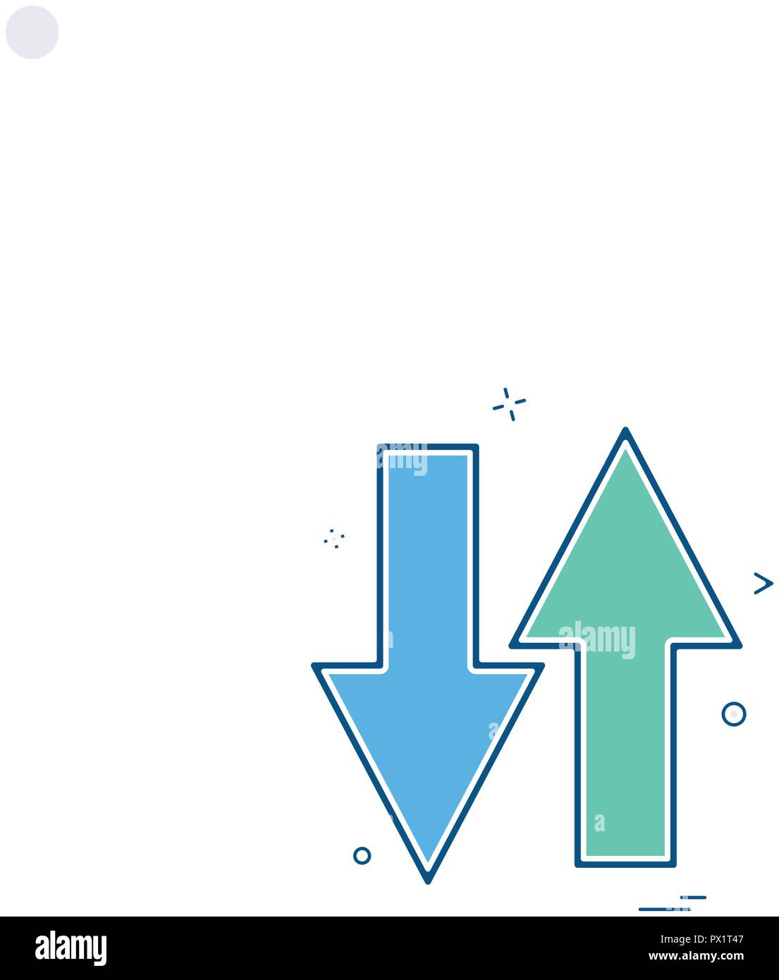 One way arrows traffic sign Stock Vector Images - Alamy