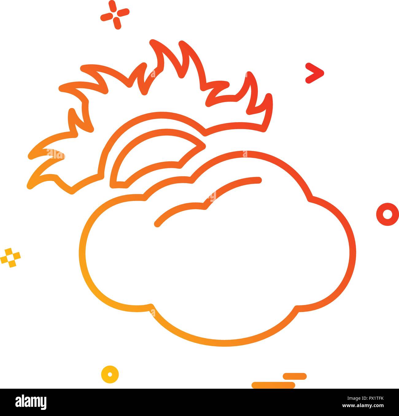 Cloud icon design vector Stock Vector Image & Art - Alamy