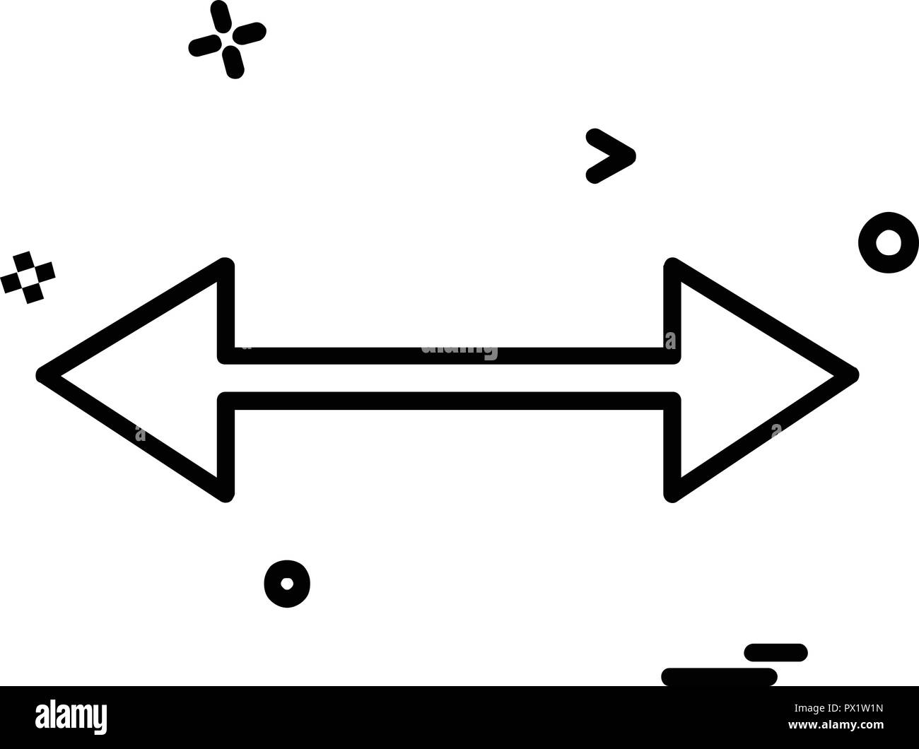 Two way icon design vector Stock Vector Image & Art - Alamy