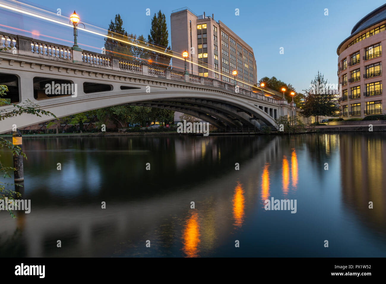Reading Bridge over the River Thames, Reading Berkshire United Kingdom ...
