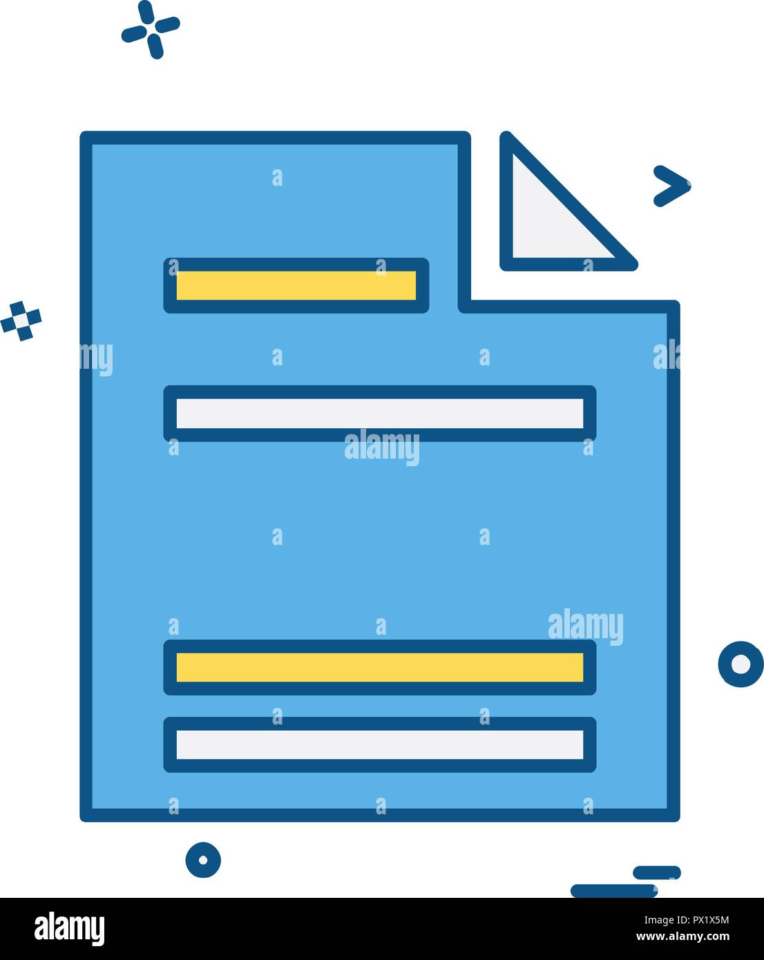 File icon design vector Stock Vector Image & Art - Alamy