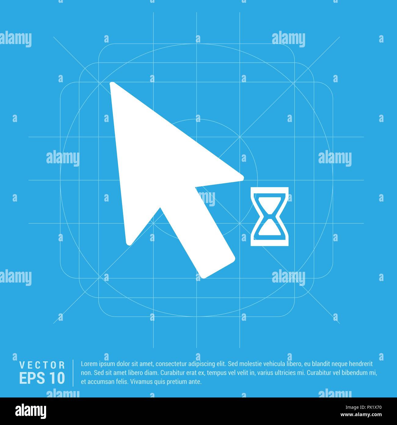 Mouse Cursor Loading Icon Stock Vector Image & Art - Alamy