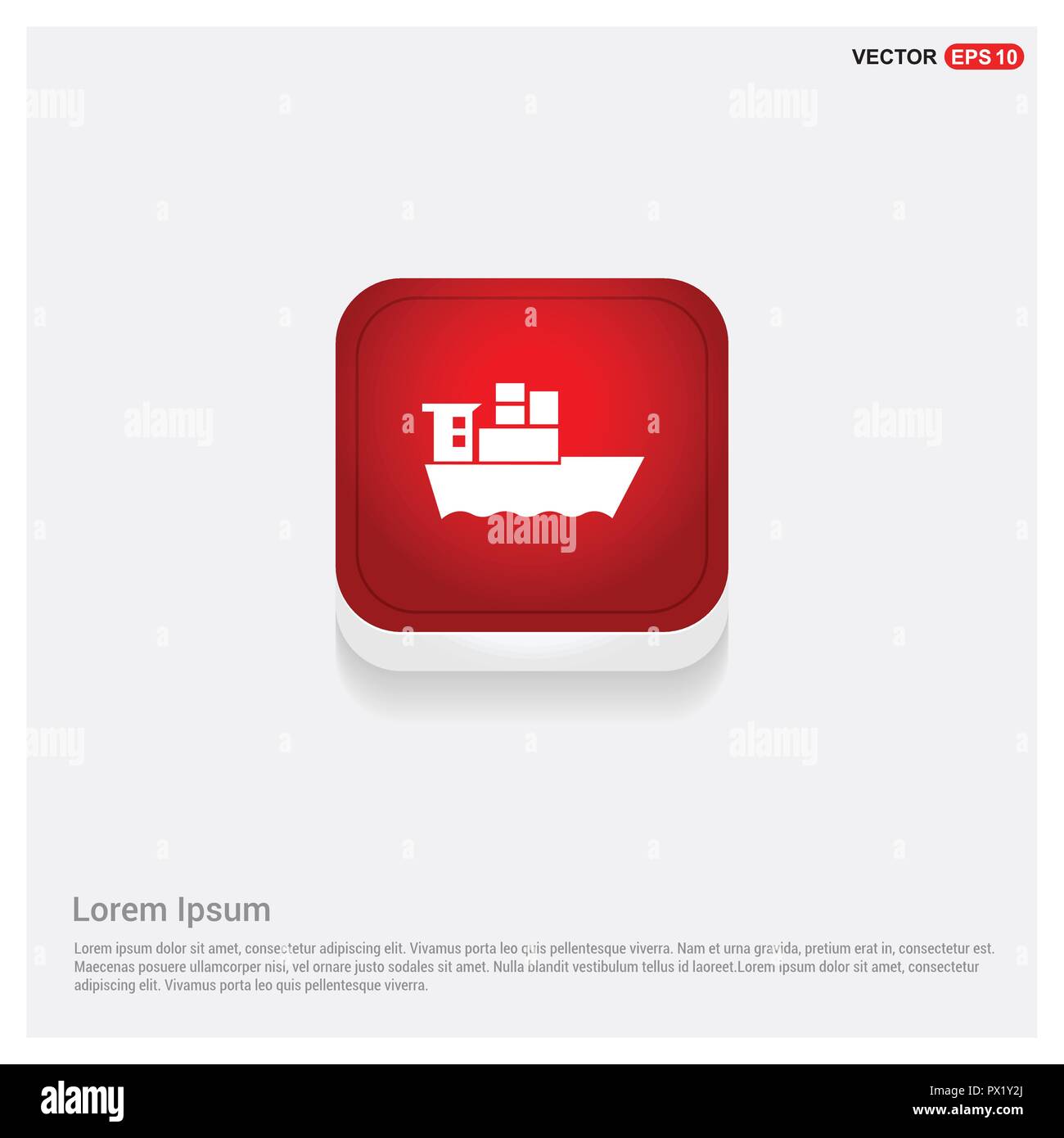 Sea ship Icon Stock Vector Image & Art - Alamy