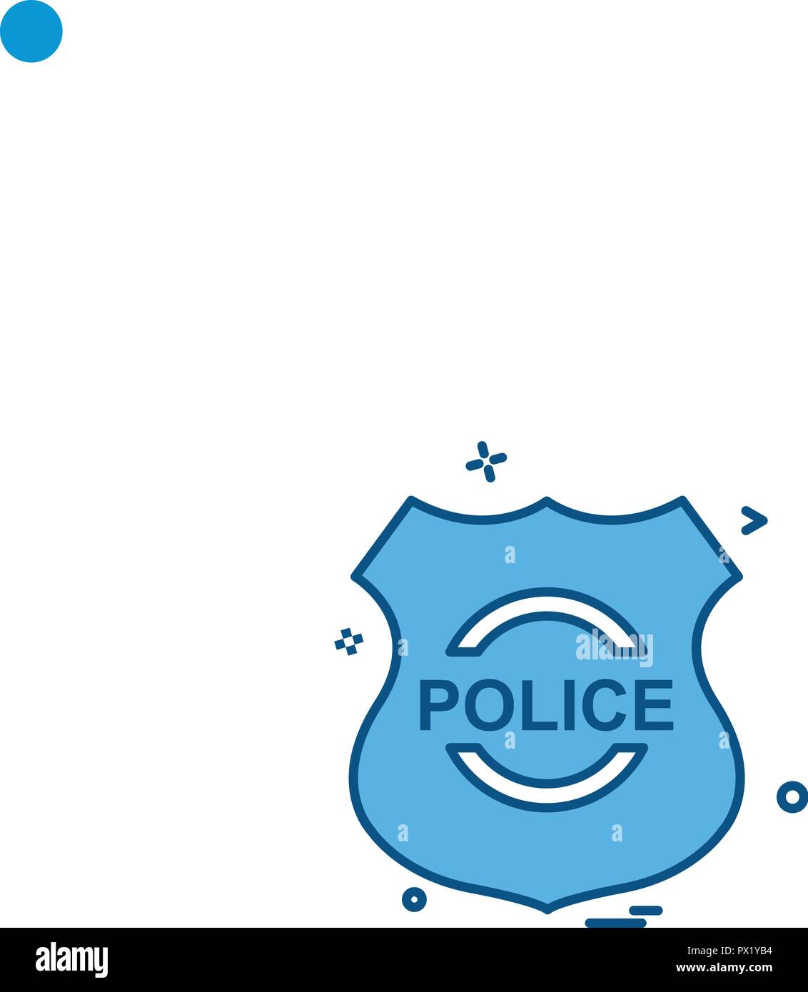 police shield emblem force icon vector design Stock Vector Image & Art ...