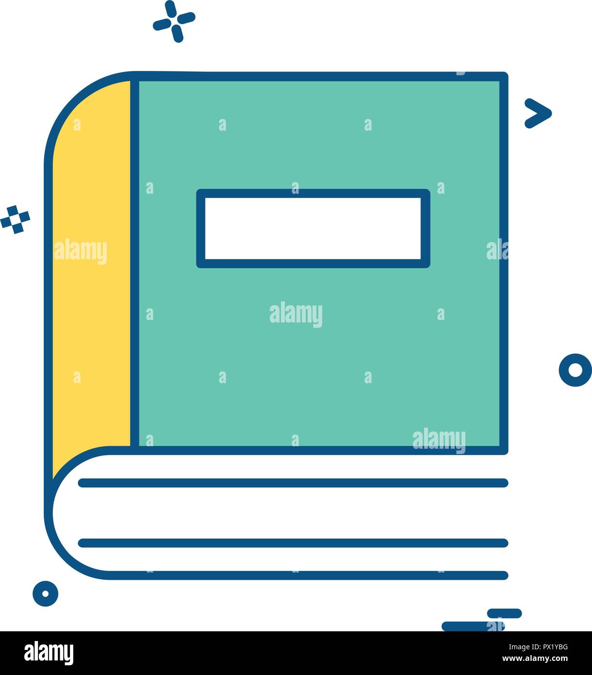 Books icon design vector Stock Vector Image & Art - Alamy