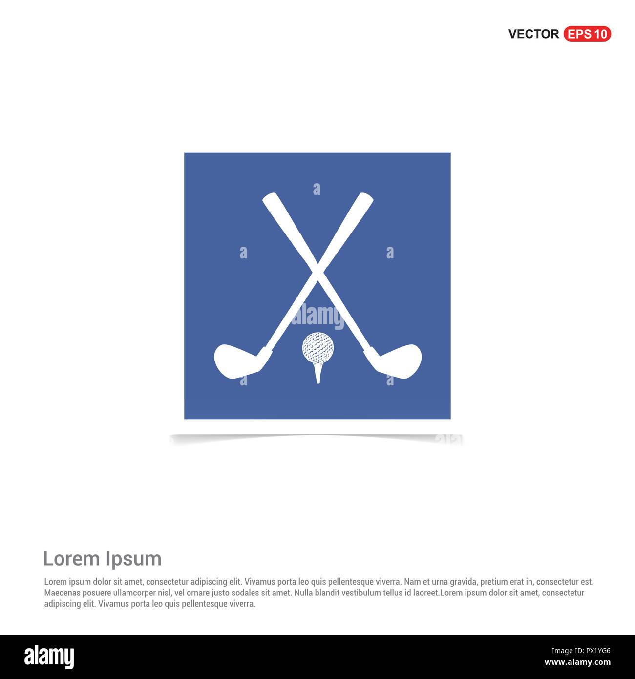 Golf swing photo illustration Stock Vector Images - Alamy