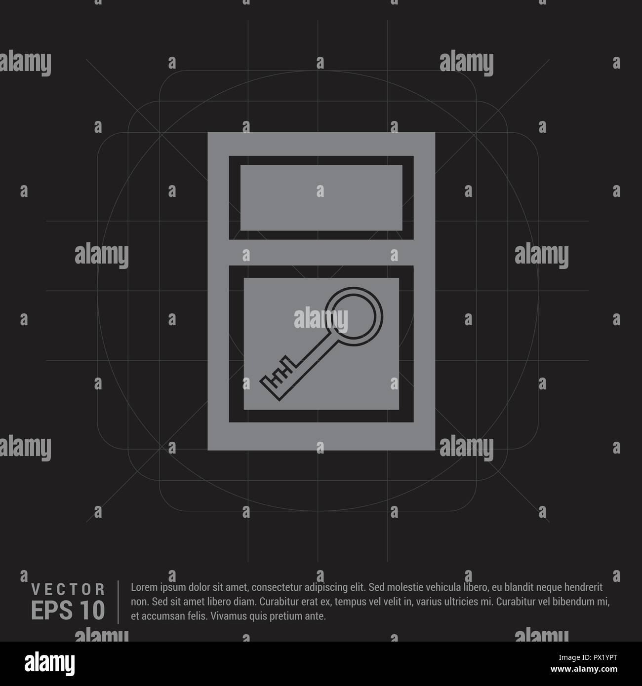 Office Safe Icon Stock Vector Image & Art - Alamy