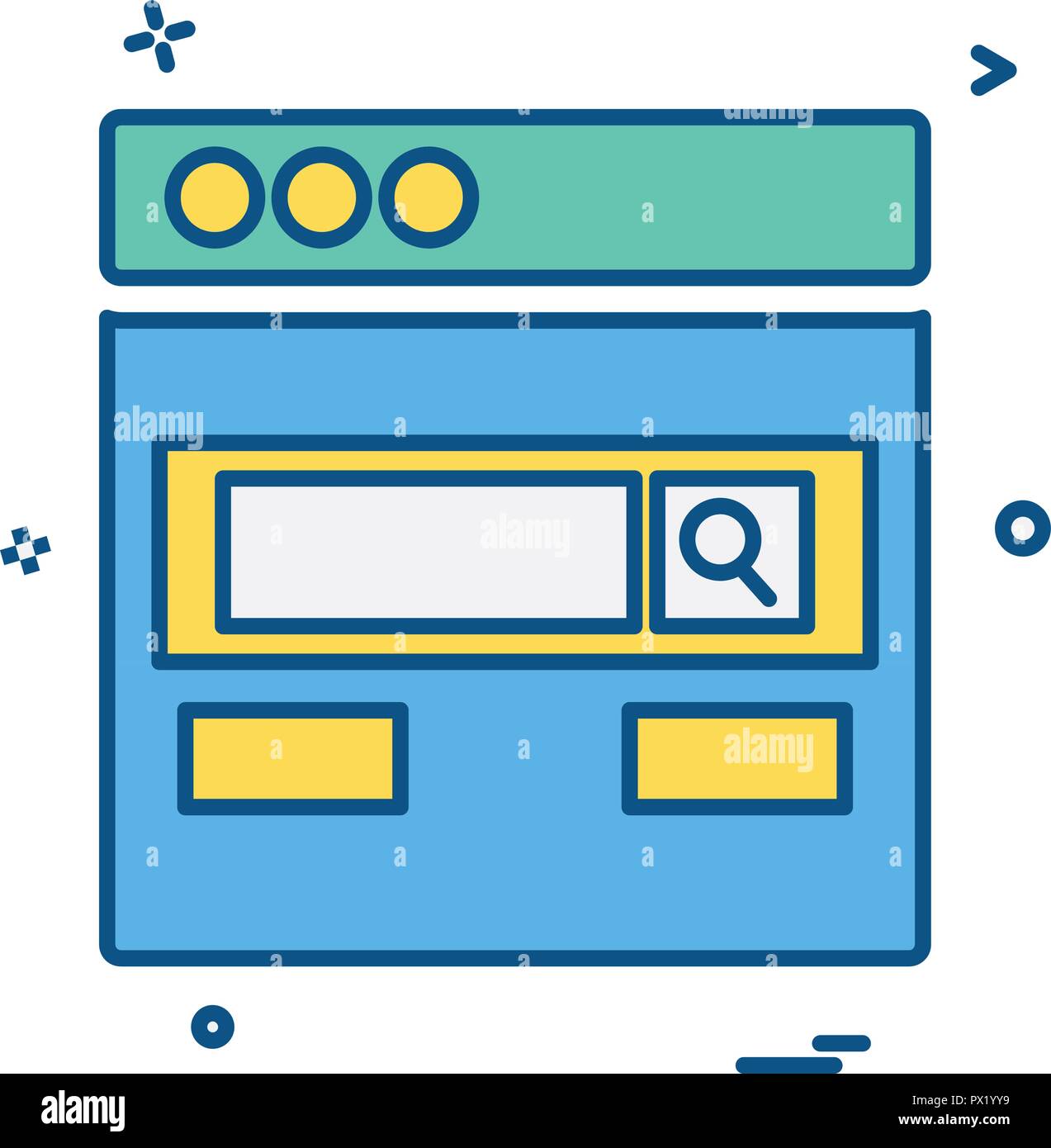 Web layouts icon design vector Stock Vector Image & Art - Alamy