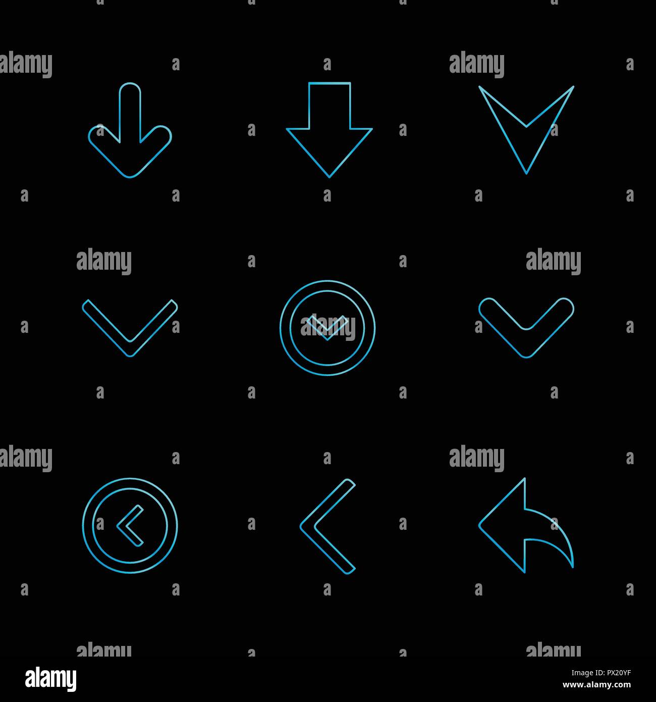 arrows , directions , pointer , arrow , user interface , pointer , up , down , left , right ...