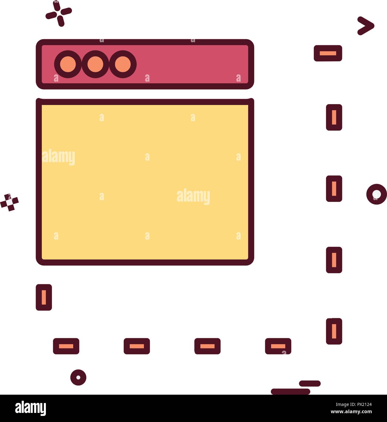Web layouts icon design vector Stock Vector Image & Art - Alamy