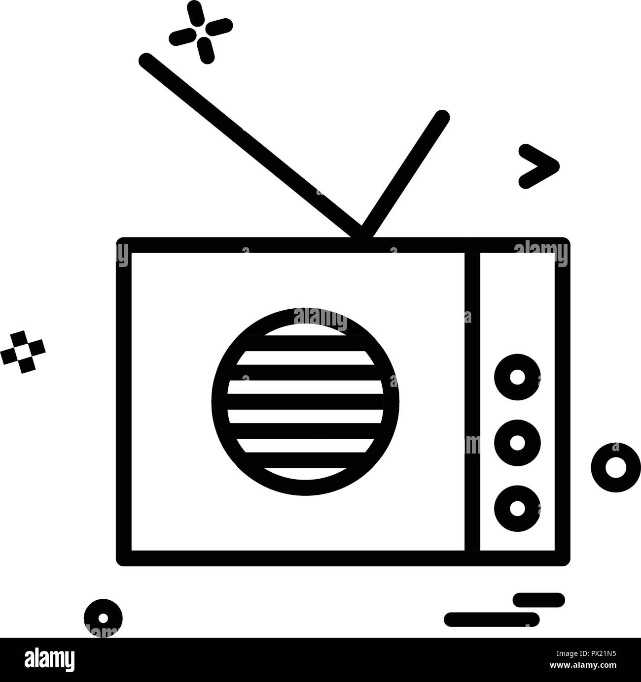 Radio icon design vector Stock Vector Image & Art - Alamy