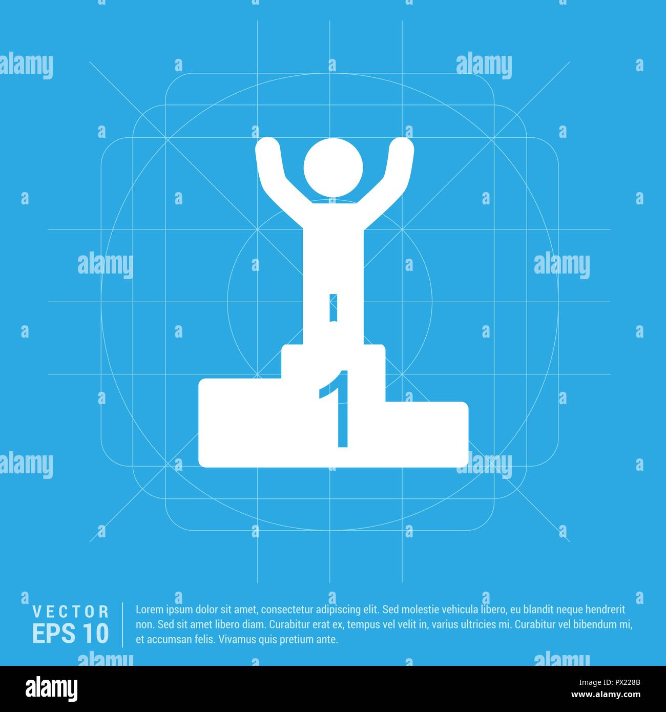 Winner Podium Icon Stock Vector Image & Art - Alamy