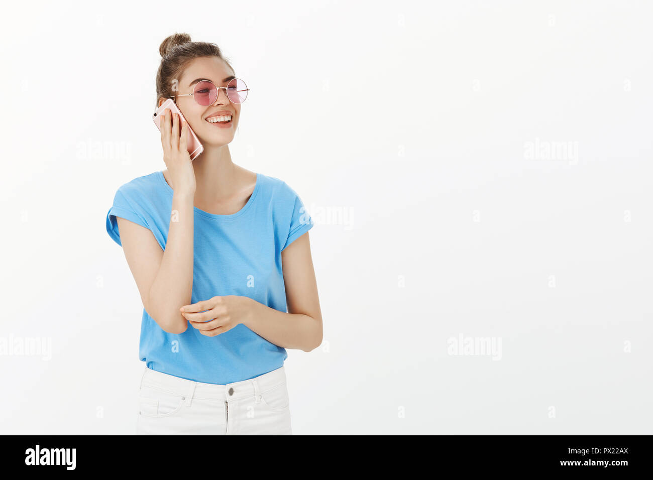 Talkative woman hi-res stock photography and images - Alamy