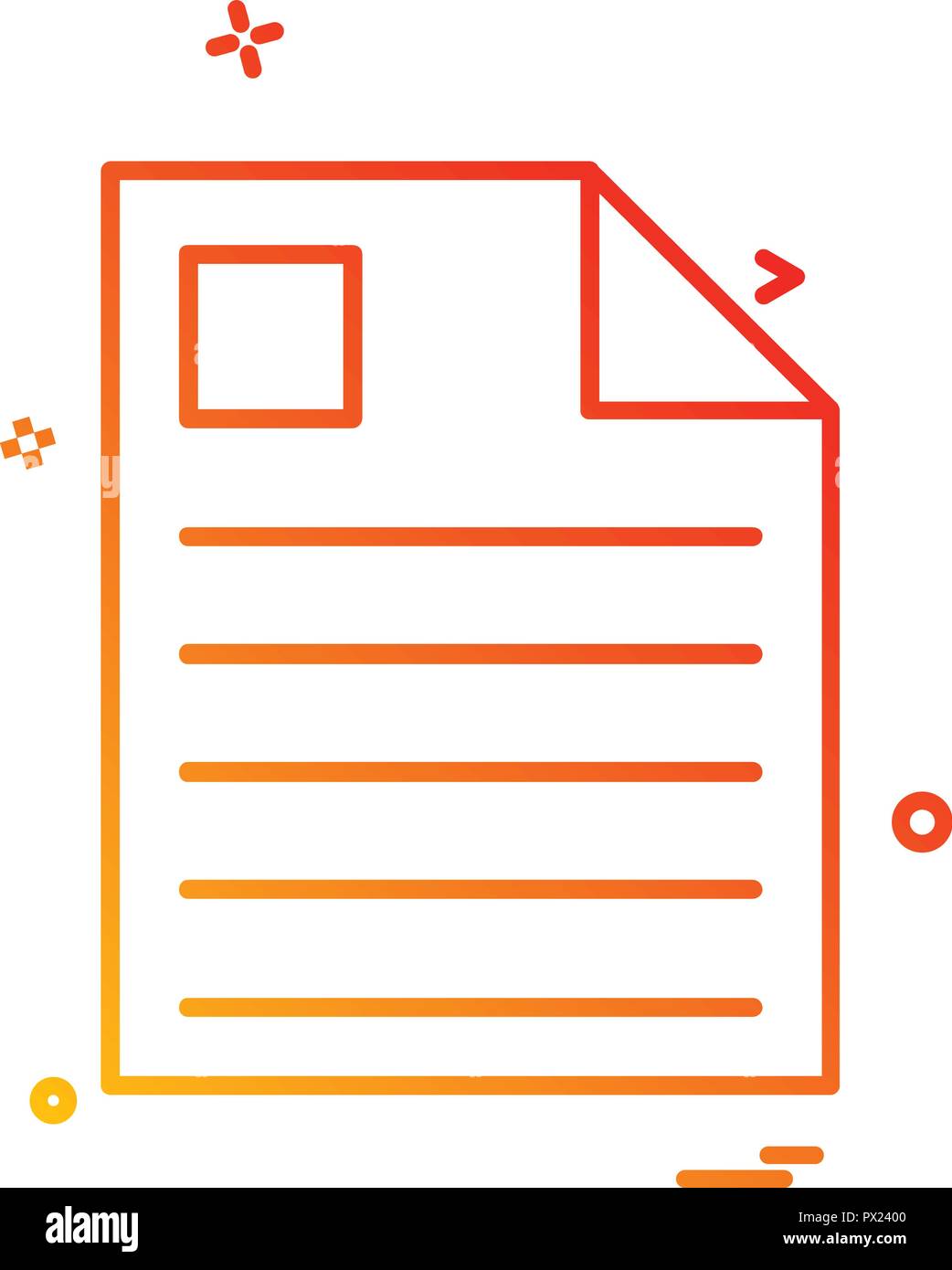 Files icon design vector Stock Vector Image & Art - Alamy