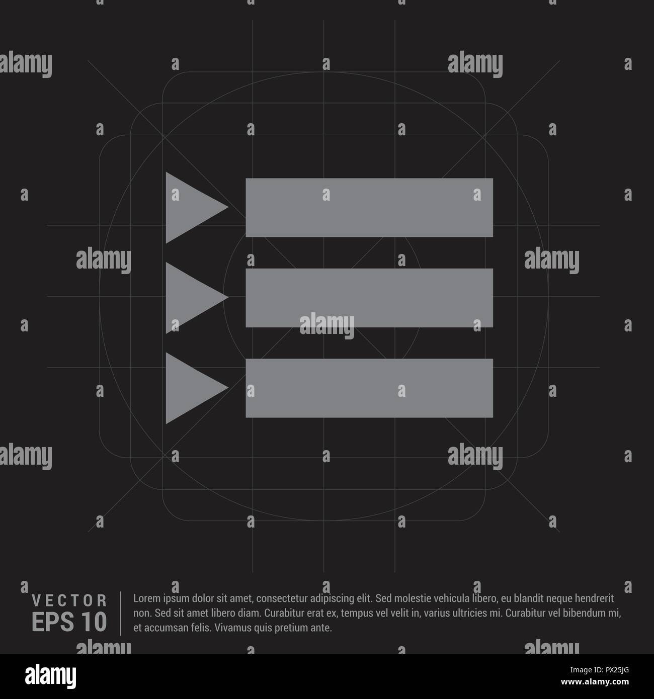 Document align icon Stock Vector Image & Art - Alamy