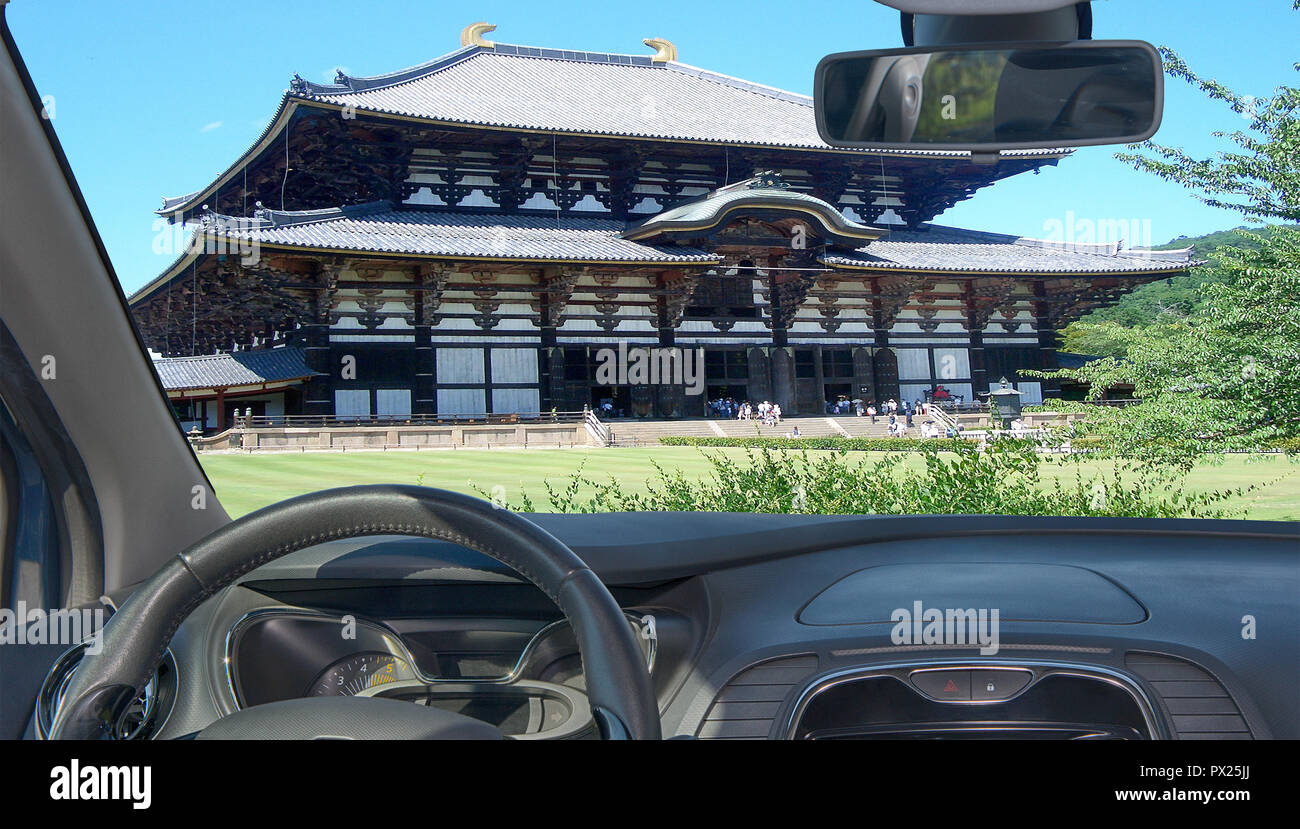 Inside todaiji temple nara japan hi-res stock photography and images ...